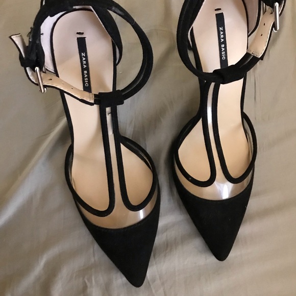 Zara | Shoes | Zara Basic Black Heels | Poshmark